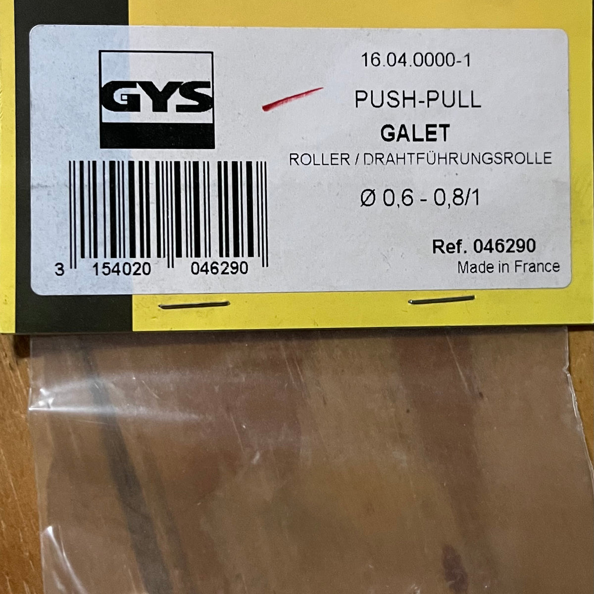 DRIVE ROLL Ø 0.6 - 0.8/1.0 FOR PUSH-PULL TORCH – ADVCRS