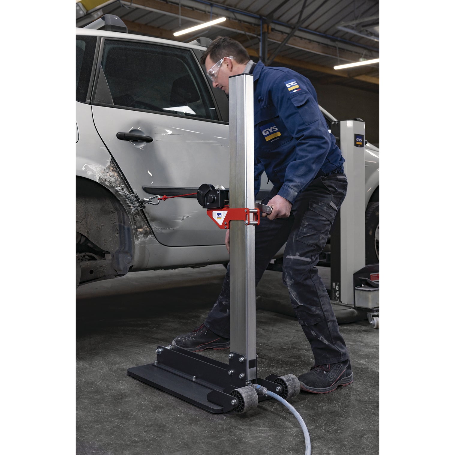 GYS AIRFIX Pulling Tower – 770 lbs Pulling Force for Precision Dent Repair – ADVCRS